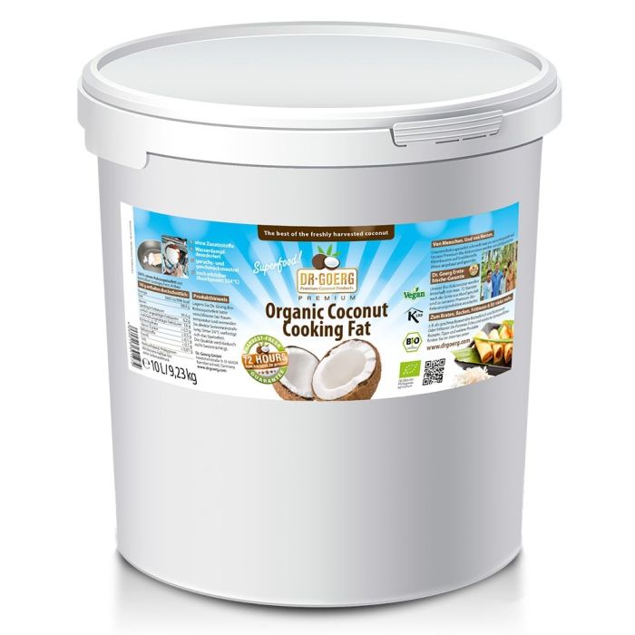 Aceite de coco bio premium para cocinar 10 litros